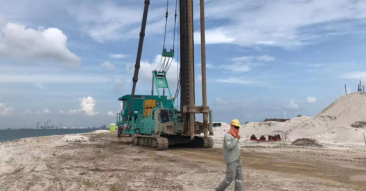 The Production of Soil Cement Column - Geoharbour